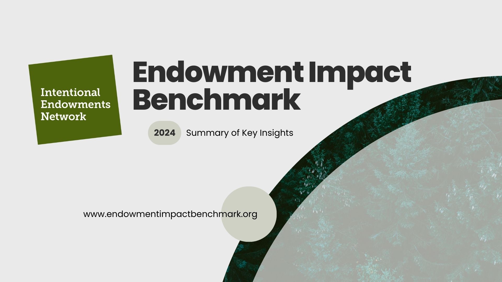 2024 Report: Summary of Key Insights – Endowment Impact Benchmark